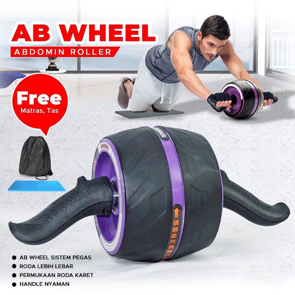 Jual AB Roller Alat Push Up Wheel Roda Besar Fitness Alat Olahraga ...