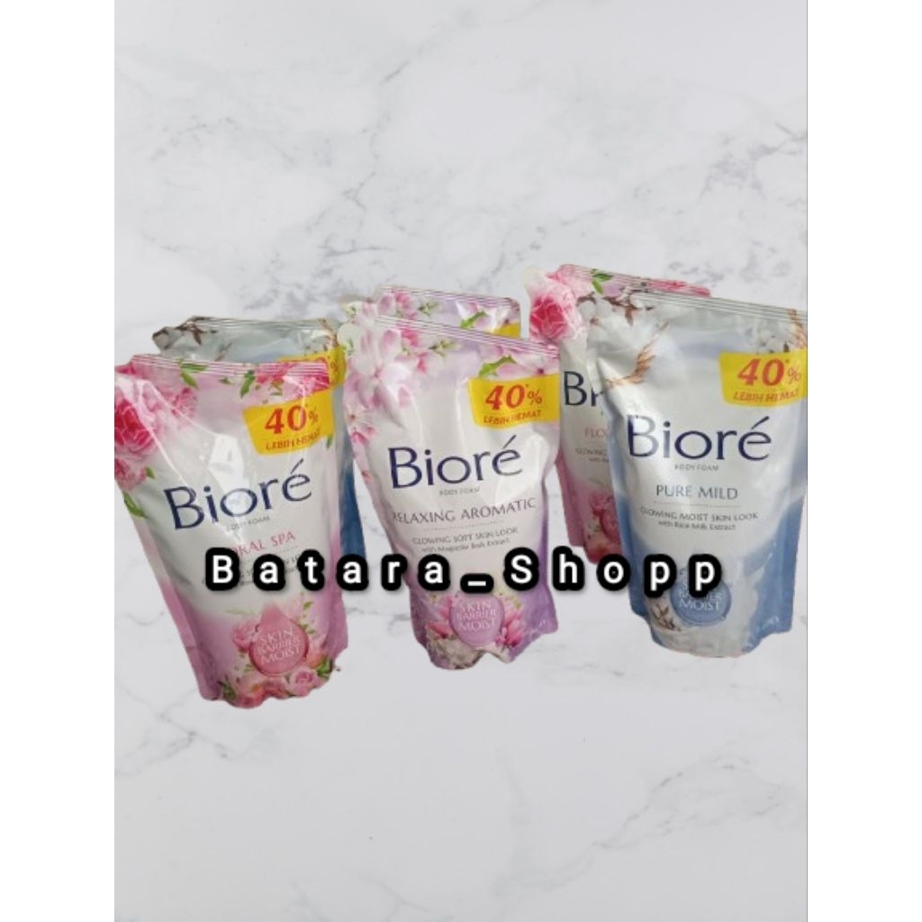Jual Biore sabun mandi cair refil 800 ml Floral Spa, Pure Mild ...