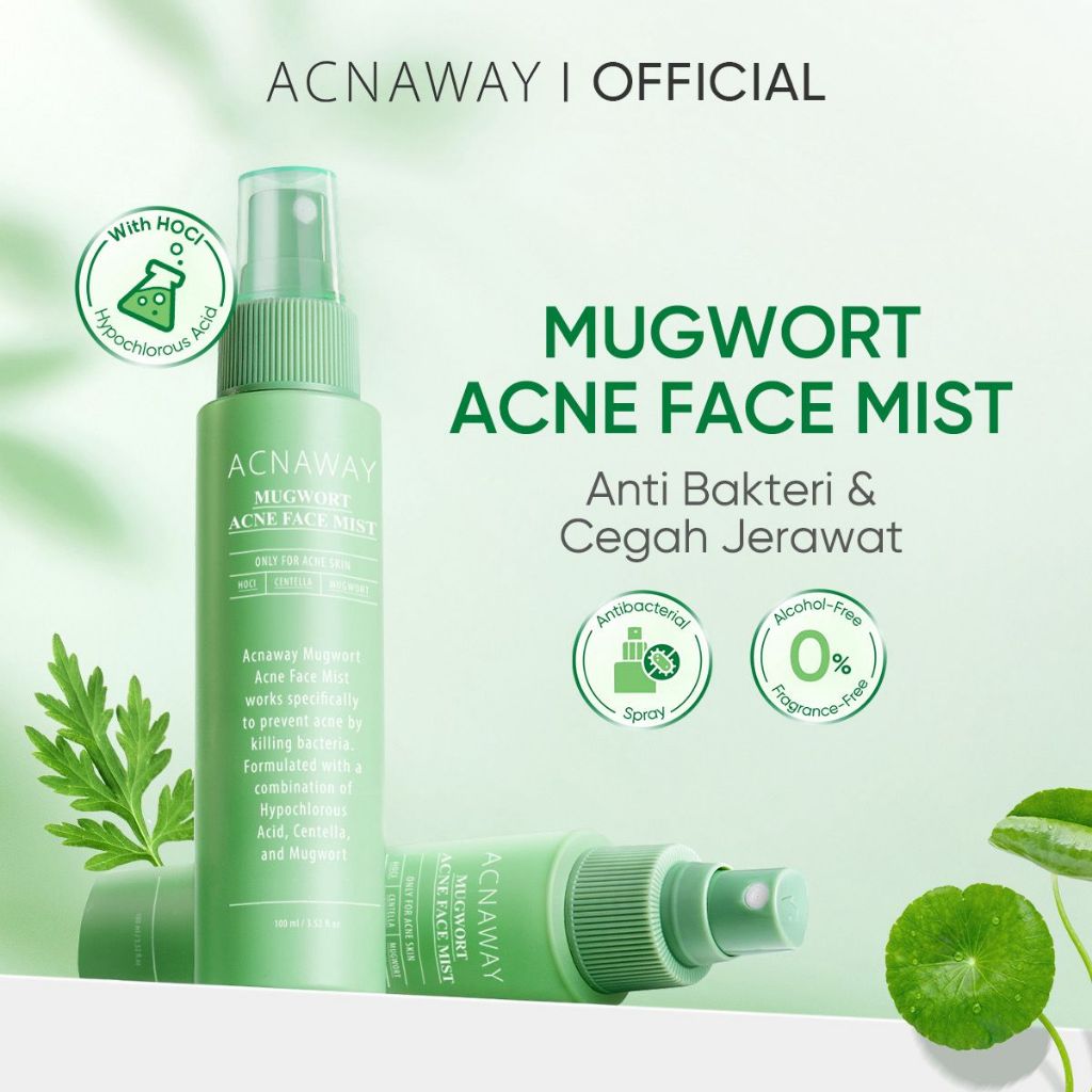 Jual ACNAWAY Mugwort Acne Face Mist Spray – Antiseptik Wajah Jerawat ...