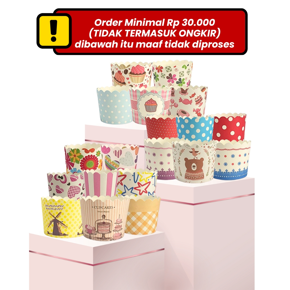 Jual (Instan) Pet Cupcake Case Muffin Small 50pcs | Shopee Indonesia