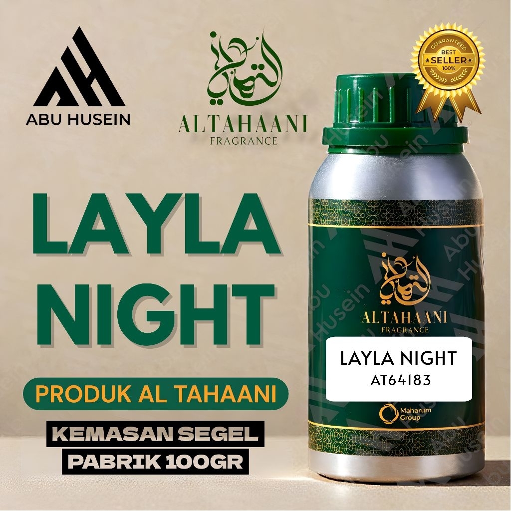 Jual LAYLA NIGHT 100 GRAM PRODUK AL TAHAANI SEGEL PABRIK (untuk ...