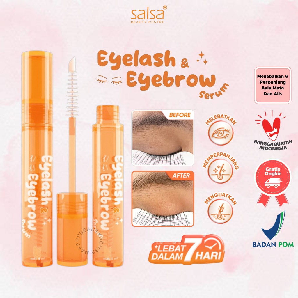 Jual SALSA Eyelash & Eyebrow Serum - Serum Menebalkan Bulumata dan ...