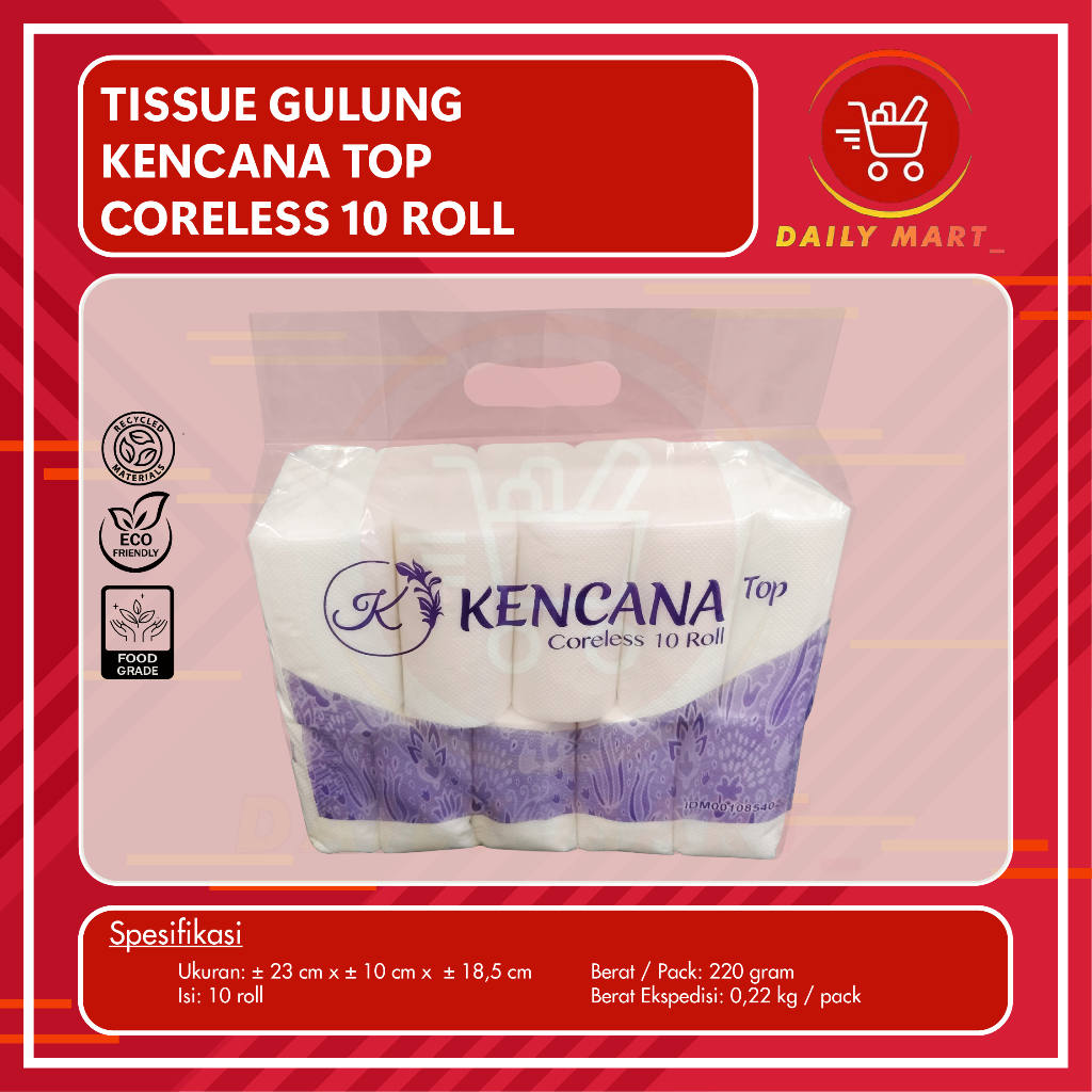 Jual Tissue Tisu Gulung Coreless Isi 10 Roll | Shopee Indonesia