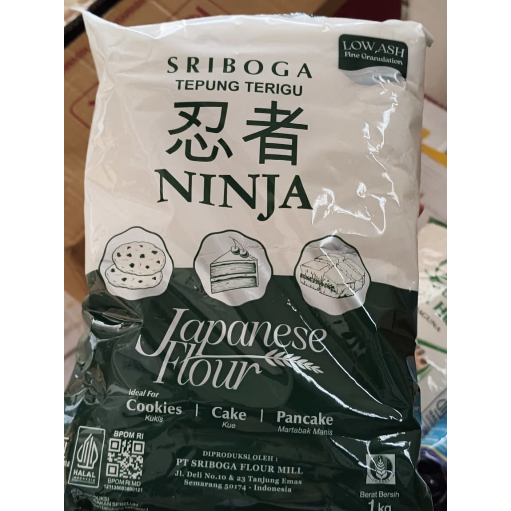 Jual Sriboga Ninja 1kg - Tepung Terigu Protein Rendah Ala Jepang ...