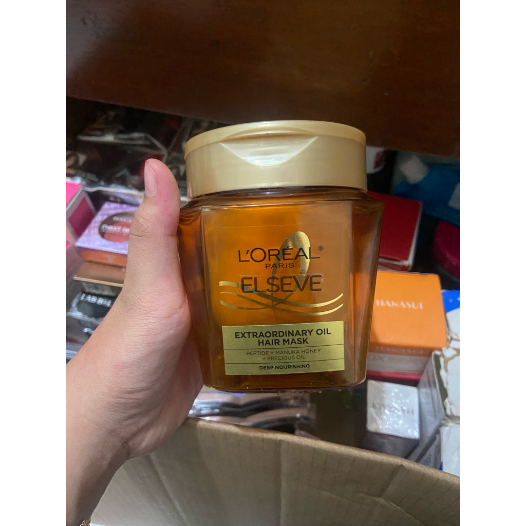 Jual Loreal Paris Elseve Extraordinary Oil Mask 250ml(BACA DESKRIPSI ...