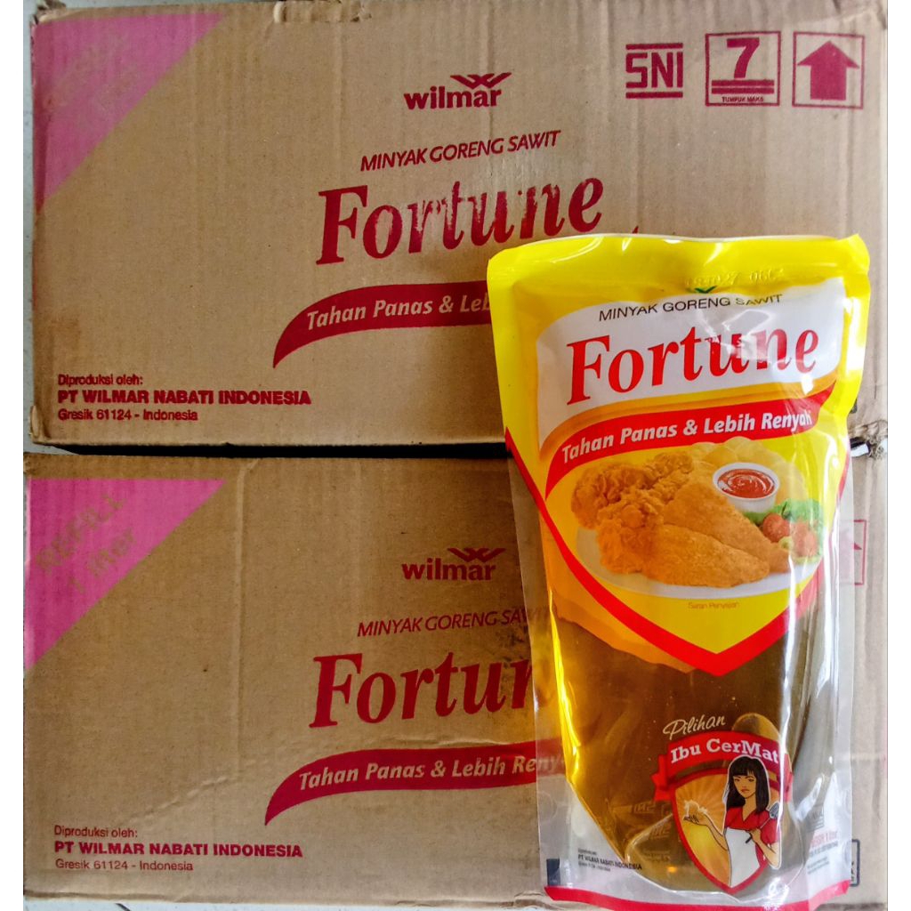 Jual fortune 1 liter 1 dus/fortune refil 1liter/Fortune 1L/minyak ...