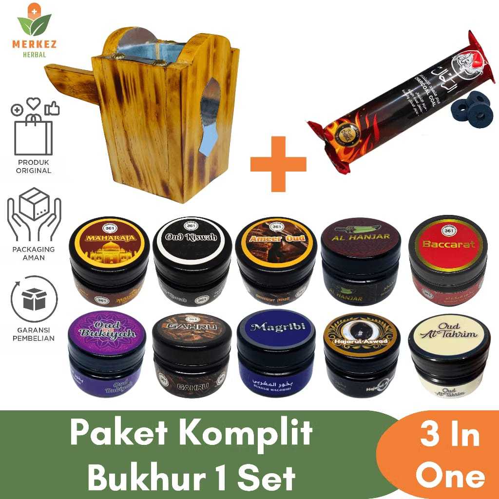 Jual Bukhur Buhur Dupa Arab Paket Komplit Satu Set Lengkap Komplit ...