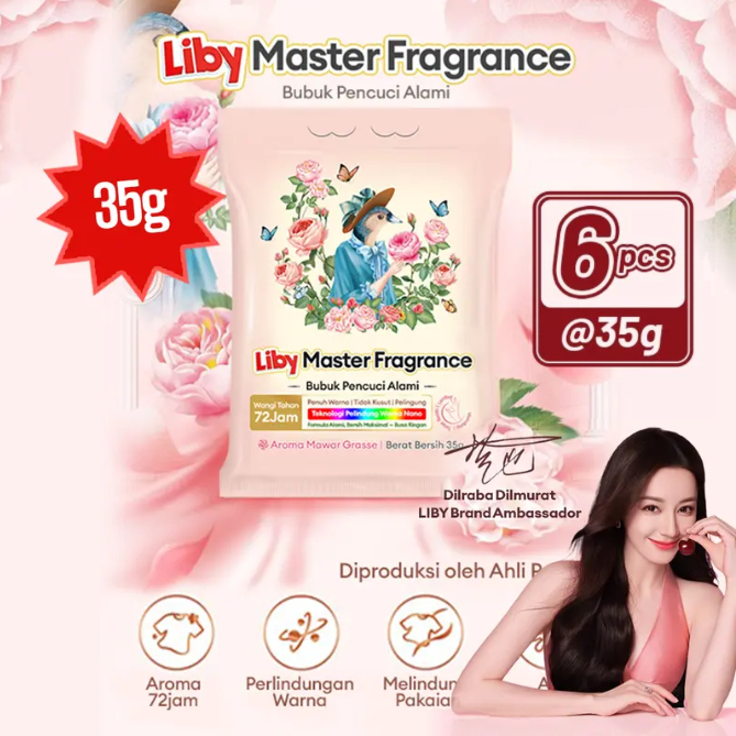 Jual [ 1 RENCENG ISI 6 PCS ] - LIBY Master Fragrance Laundry Detergent ...