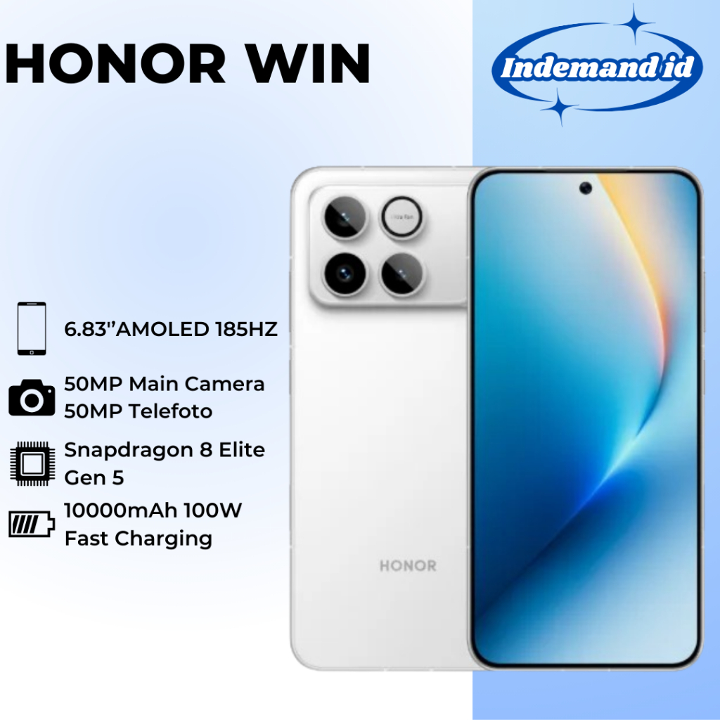 Jual Honor Win 5G 6.83''AMOLED 185HZ Snapdragon 8 Elite Gen 5 10000mAh ...