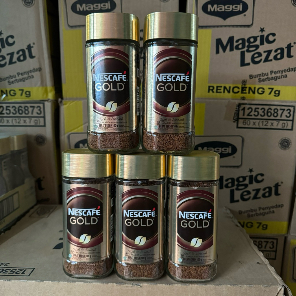 Jual Nescafe Gold Kopi Bubuk Instant Original Jar 100gr | Shopee Indonesia