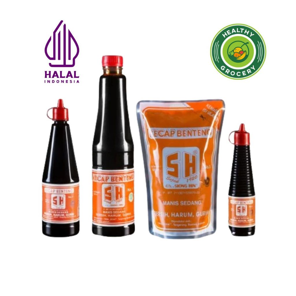 Jual Kecap Manis Benteng SH 620ml REFILL / BOTOL 300ML / BOTOL 140ML ...