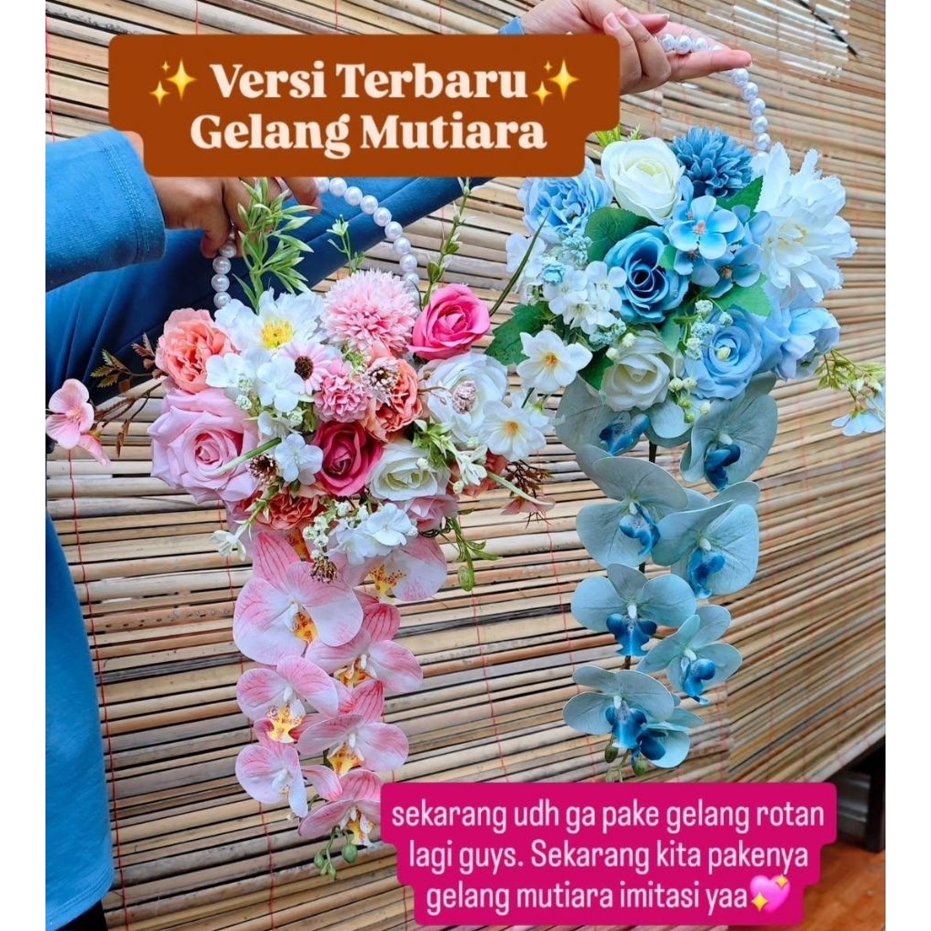 Jual [READY] Hand Bouquet Wedding Hoop Flower Buket Bunga Lamaran ...
