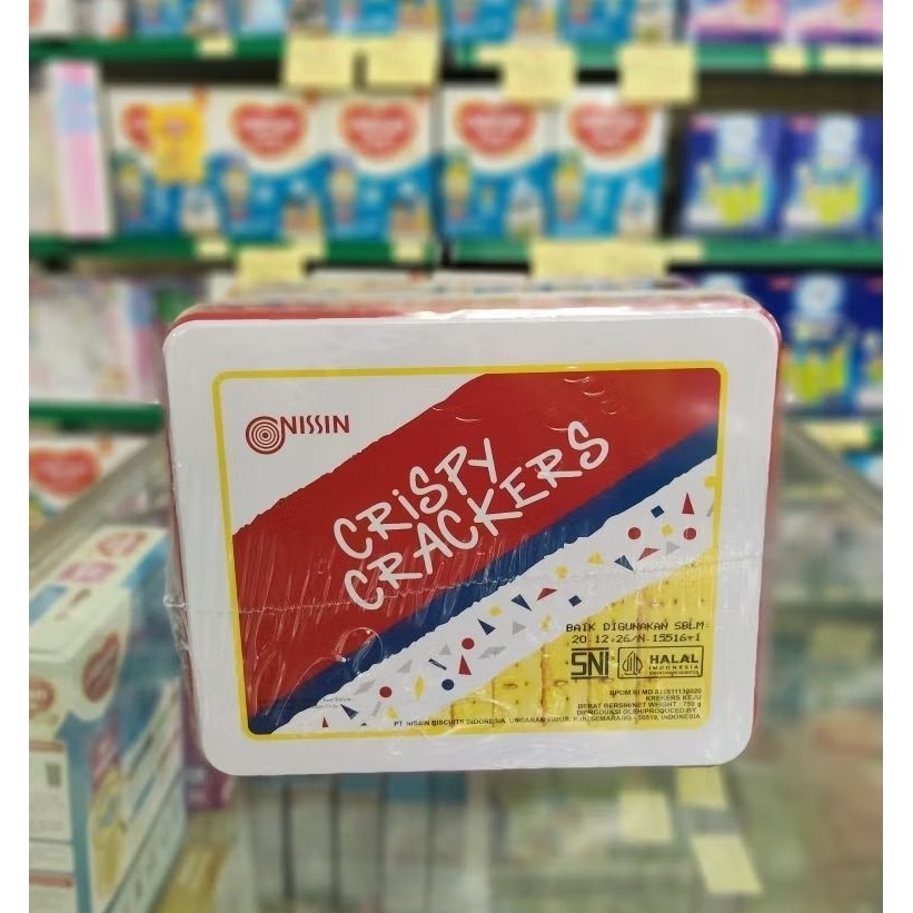 Jual Biskuit Crispy Crackers Kaleng Nissin 750gr | Shopee Indonesia