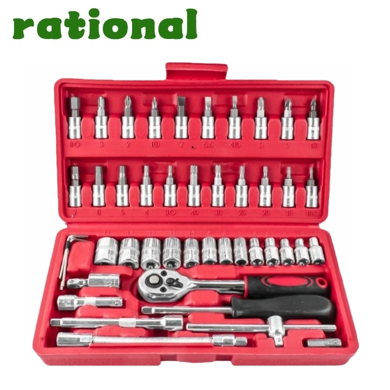 Jual Set Kunci Sok Shock Universal 46 Pcs - Tool Kit Mobil Motor Ring ...