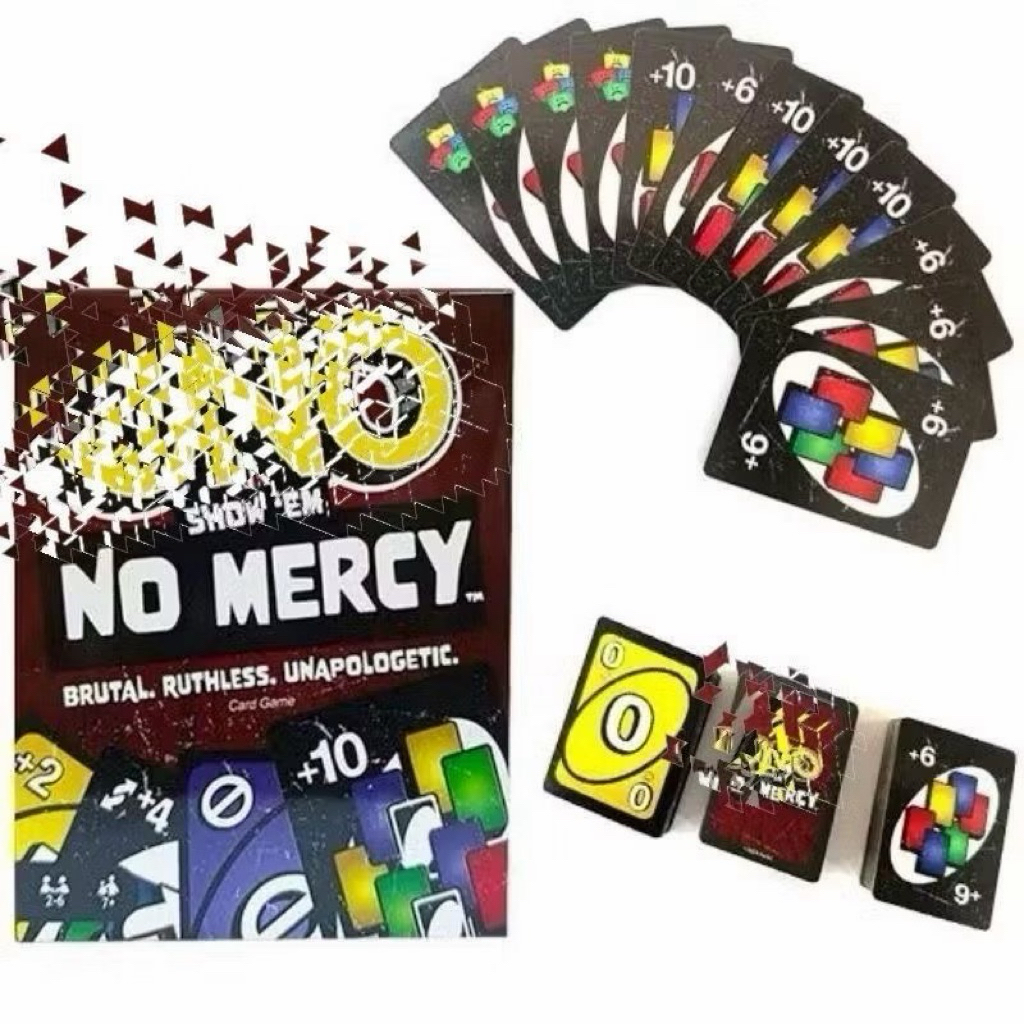 Jual PERMAINAN KARTU - NO MERCY- FLIP - DOS - DEAL - Fun Game Board ...