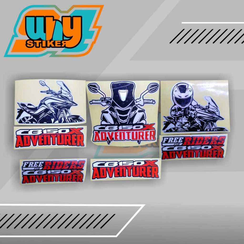 Jual Sticker Stiker Cutting Visor CB150X stiker variasi motor honda ...