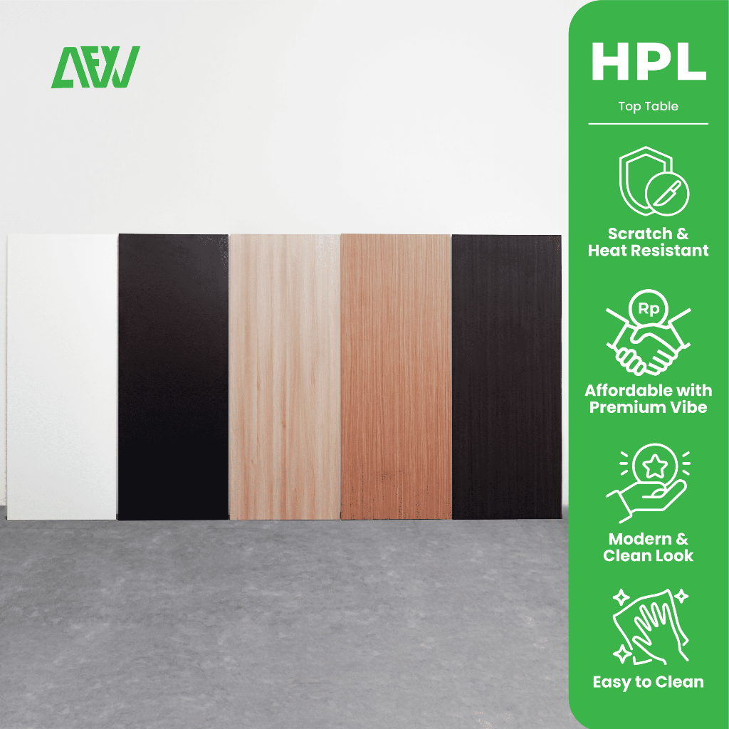 Jual All For Work Papan Meja HPL Premium Multiplek Tebal 3cm Bisa ...