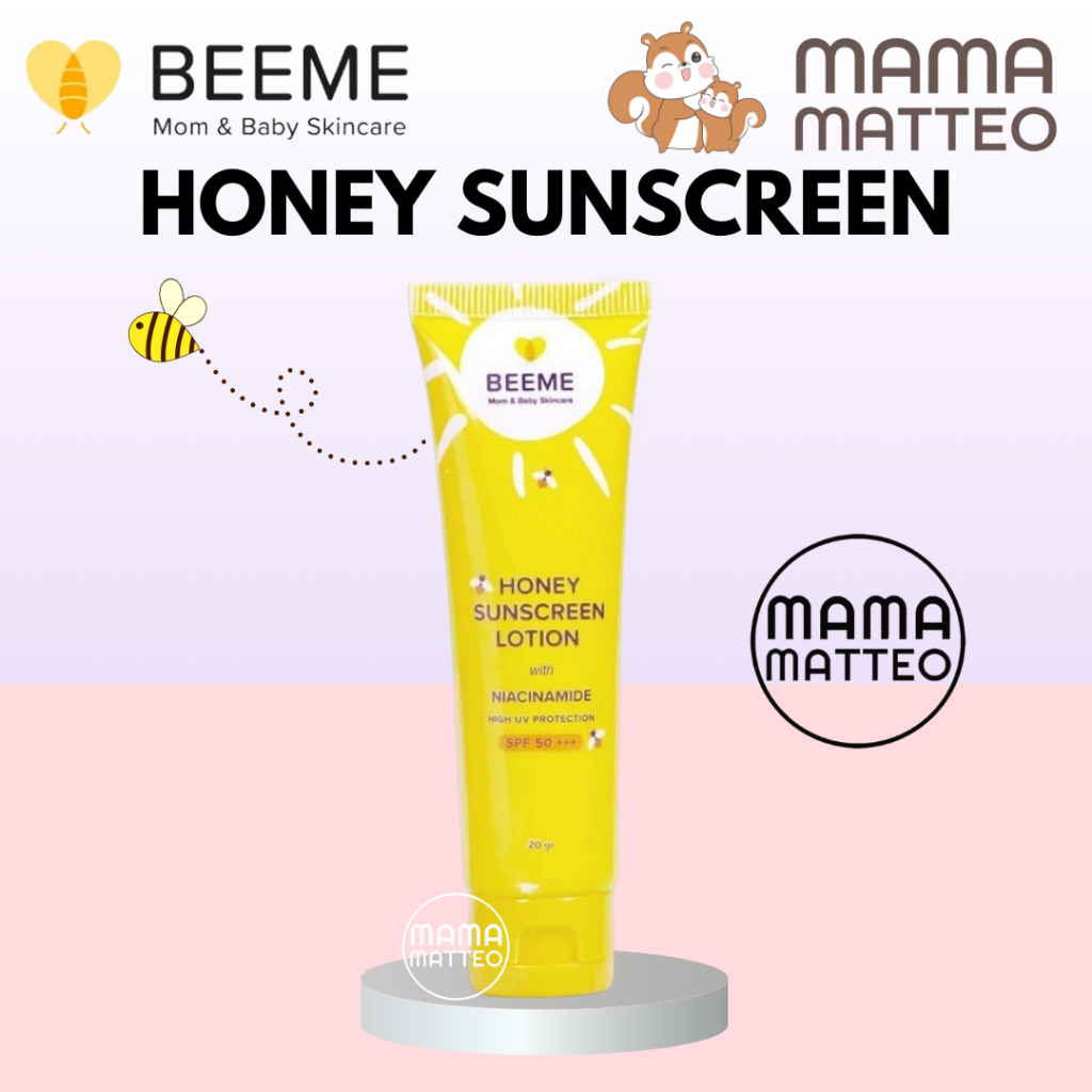 Jual BEEME Honey Sunscreen Lotion with Niacinamide SPF 50+++ 25gr / BEE ...