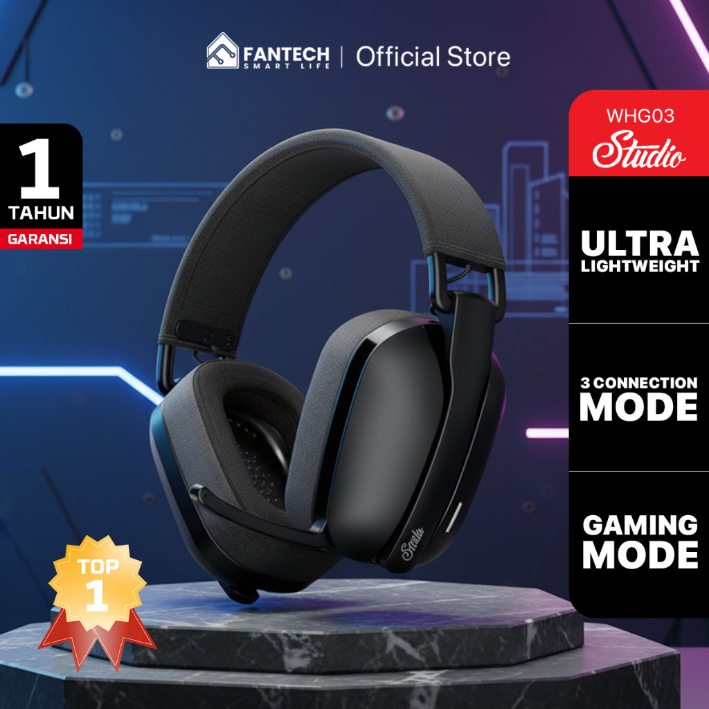 Jual Fantech Headphone Gaming STUDIO PRO WHG03/WHG03P Virtual 7.1 ...