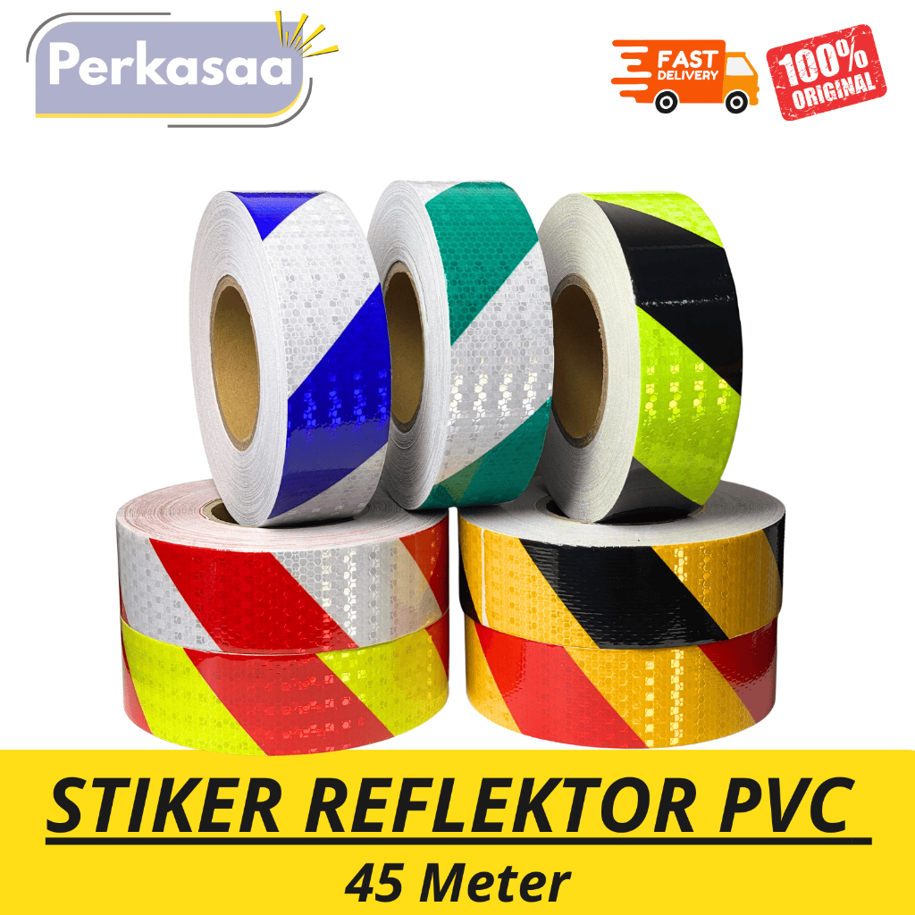 Jual Stiker Reflektor Berkualitas Stiker Kir Lolos Dishub Untuk Mobil ...