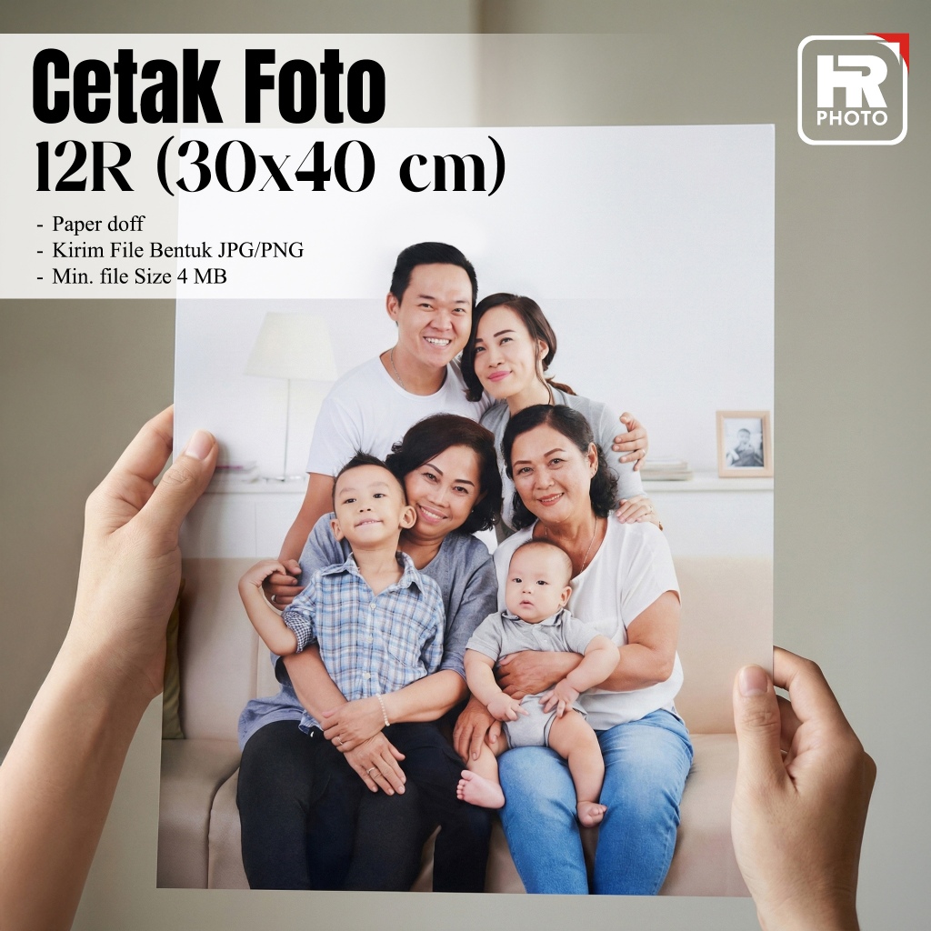 Jual CETAK FOTO 12R (30x40cm) | Shopee Indonesia
