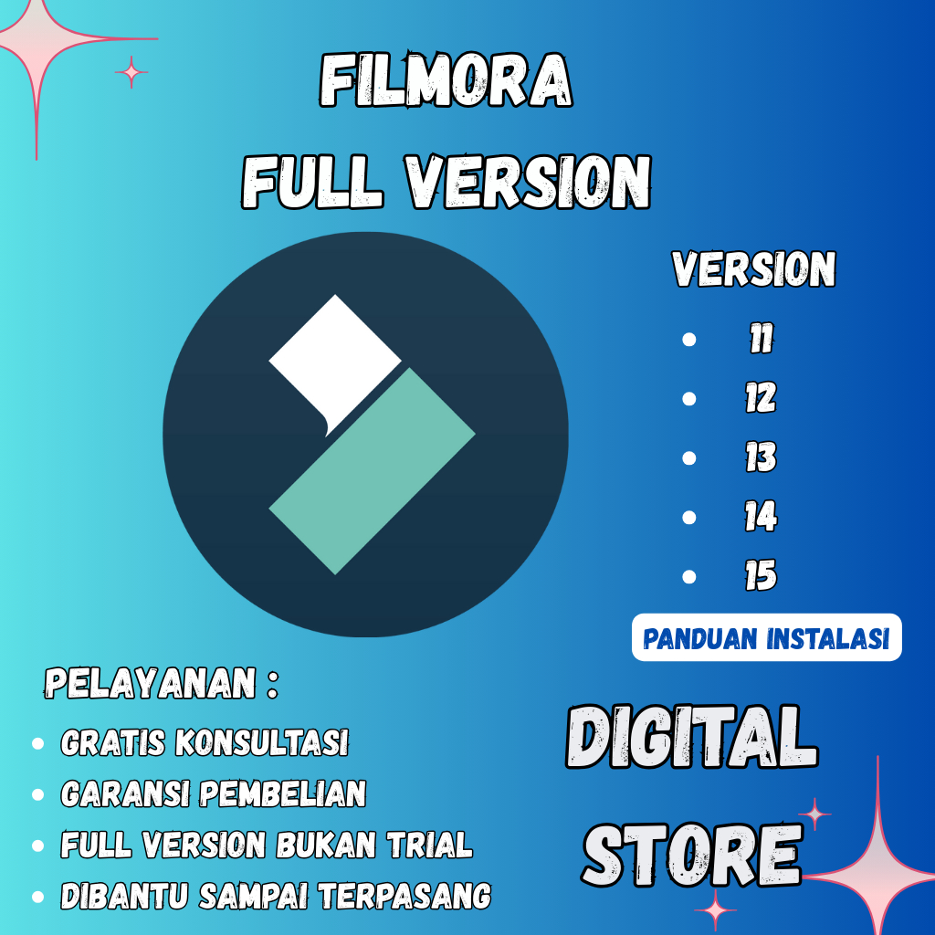 Jual Filmora 11–15 Windows – Software Editing Video Terbaru | Shopee ...