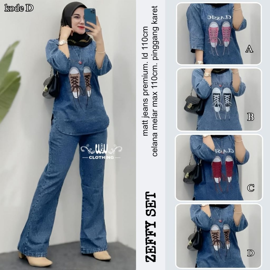 Jual (COD) ZEFFY SET // ORIGINAL W&W // BEST QUALITY | Shopee Indonesia