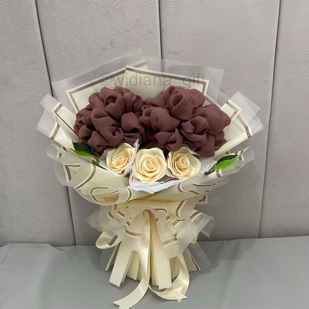 Jual COD Buket hijab / buket kerudung / hampers / kado ultah / buket ...