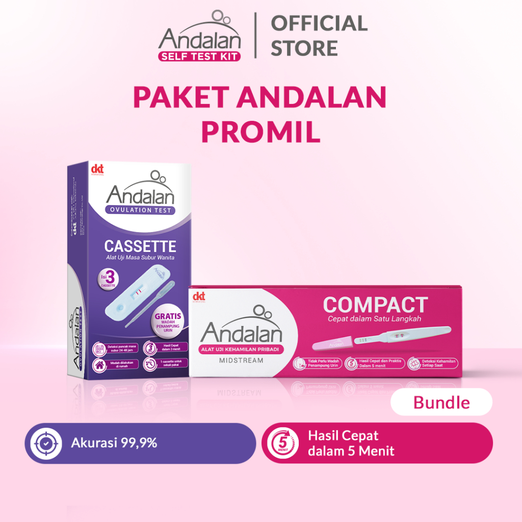 Jual Andalan Paket Promil (Andalan Compact Midstream Pregnancy Test ...