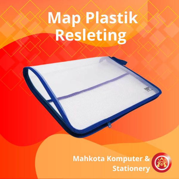 Jual Map Plastik Resleting Zipper File Folder Transparan Untuk Dokumen ...
