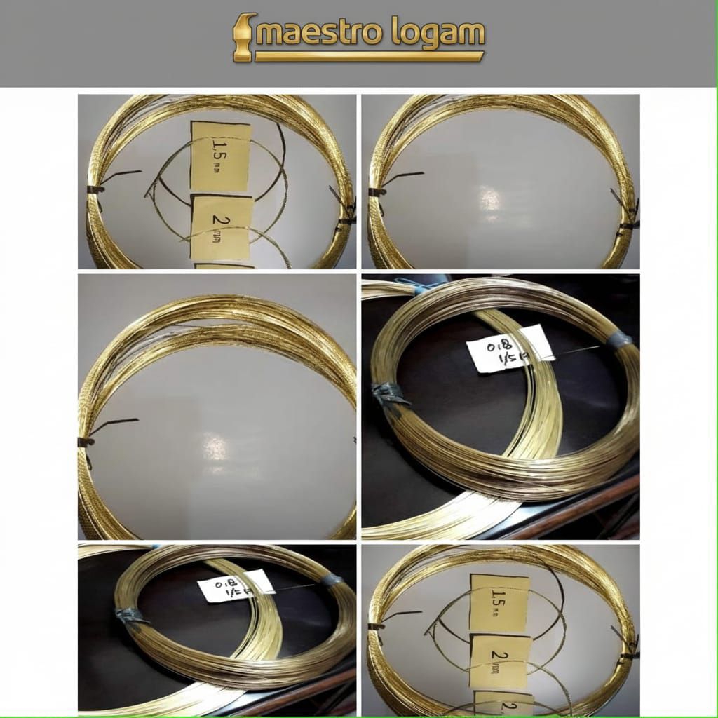 Jual kawat las Kuningan 1kg kuningan kawat. | Shopee Indonesia