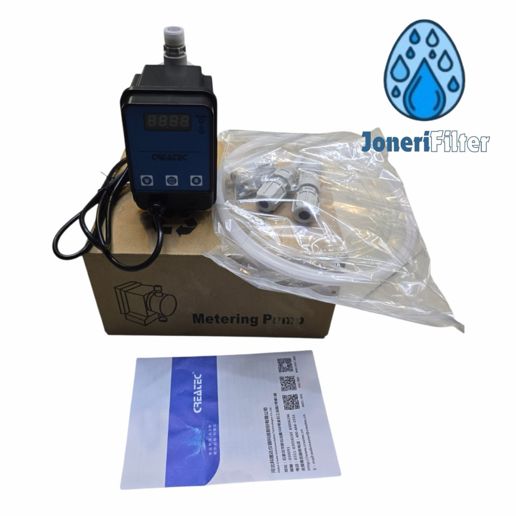 Jual Dosing Pump Createc E0703 Pompa Kimia Pompa Dosing 3L / jam 220VAC ...