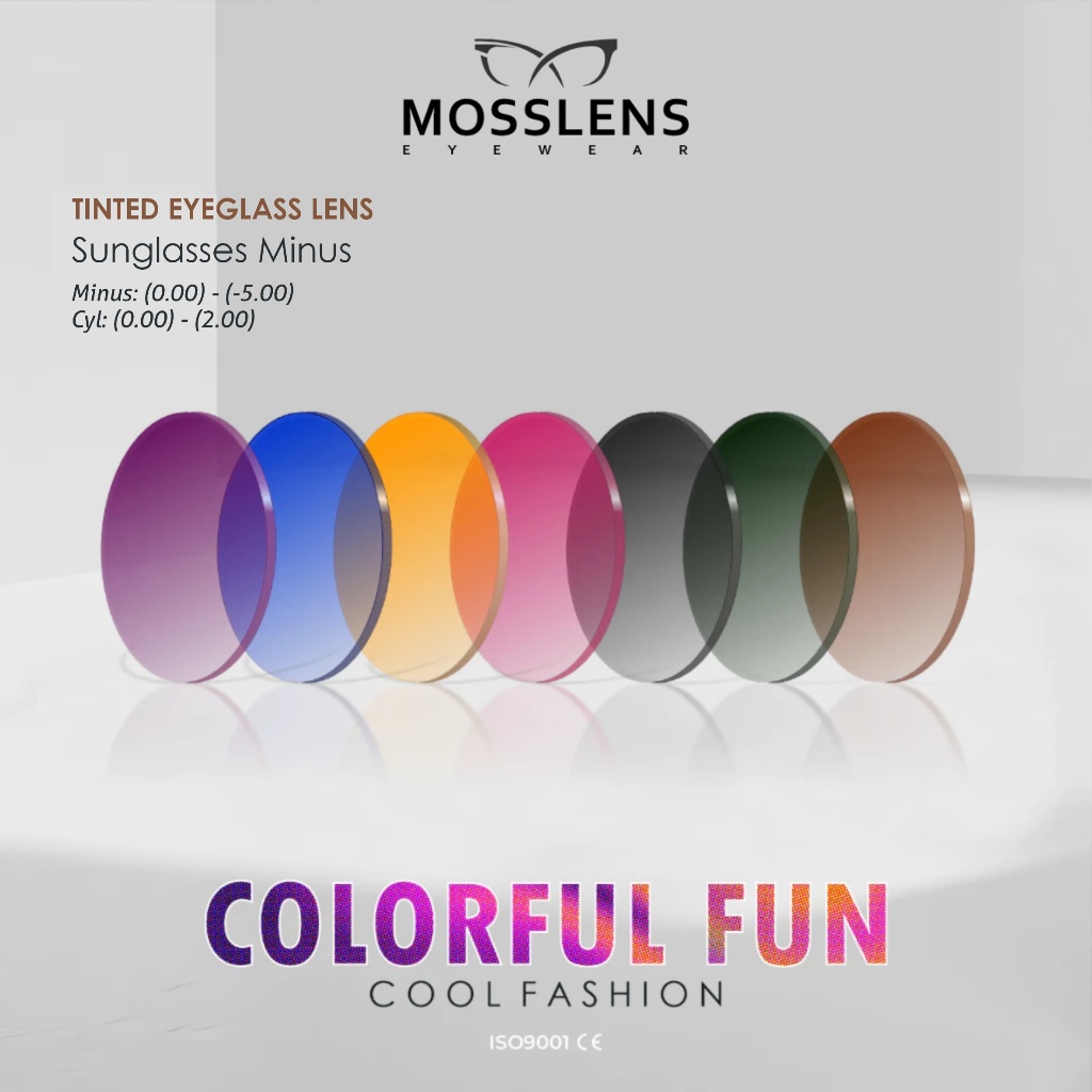 Jual Mosslens Lensa Warna Minus Plus Cylinder Anti UV400 Painted Lens ...