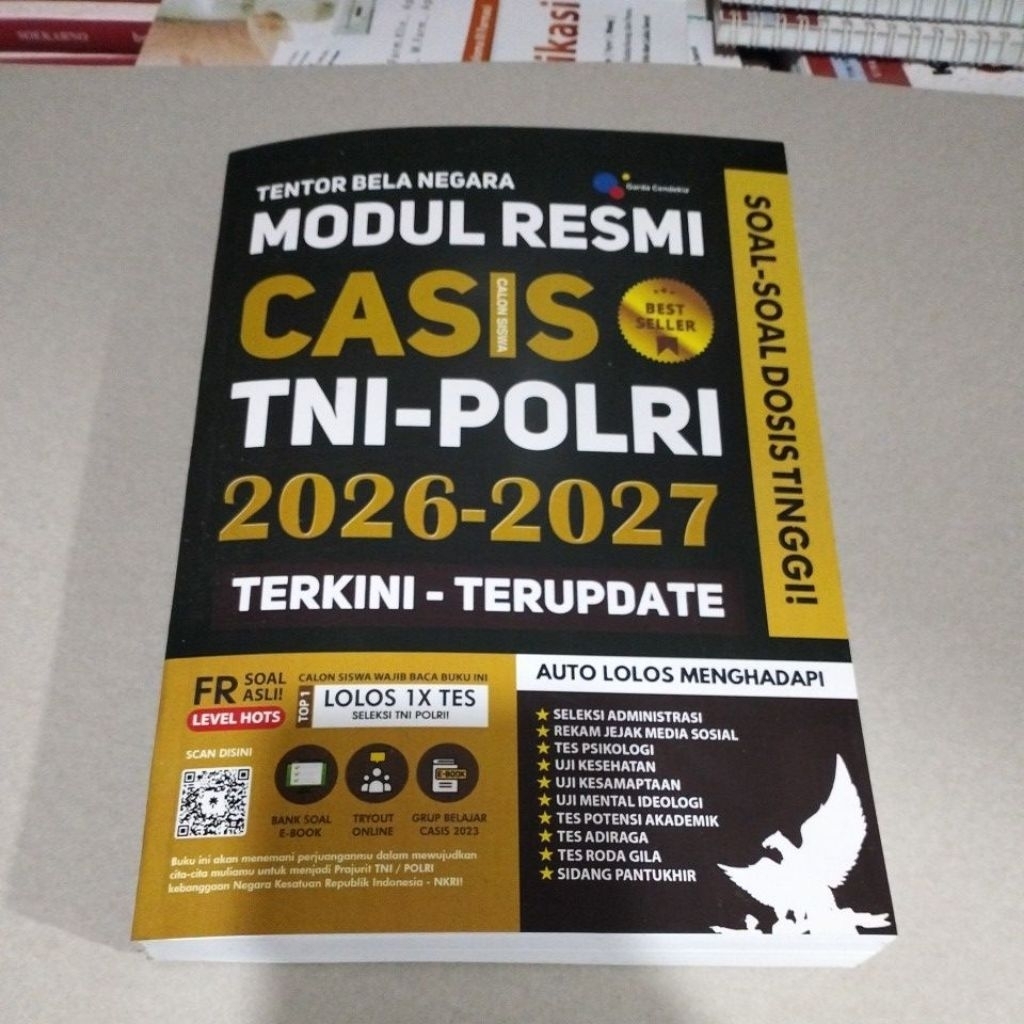 Jual Buku Tes TNI POLRI 2026: Modul Resmi CASIS TNI-POLRI 2026-2027 ...
