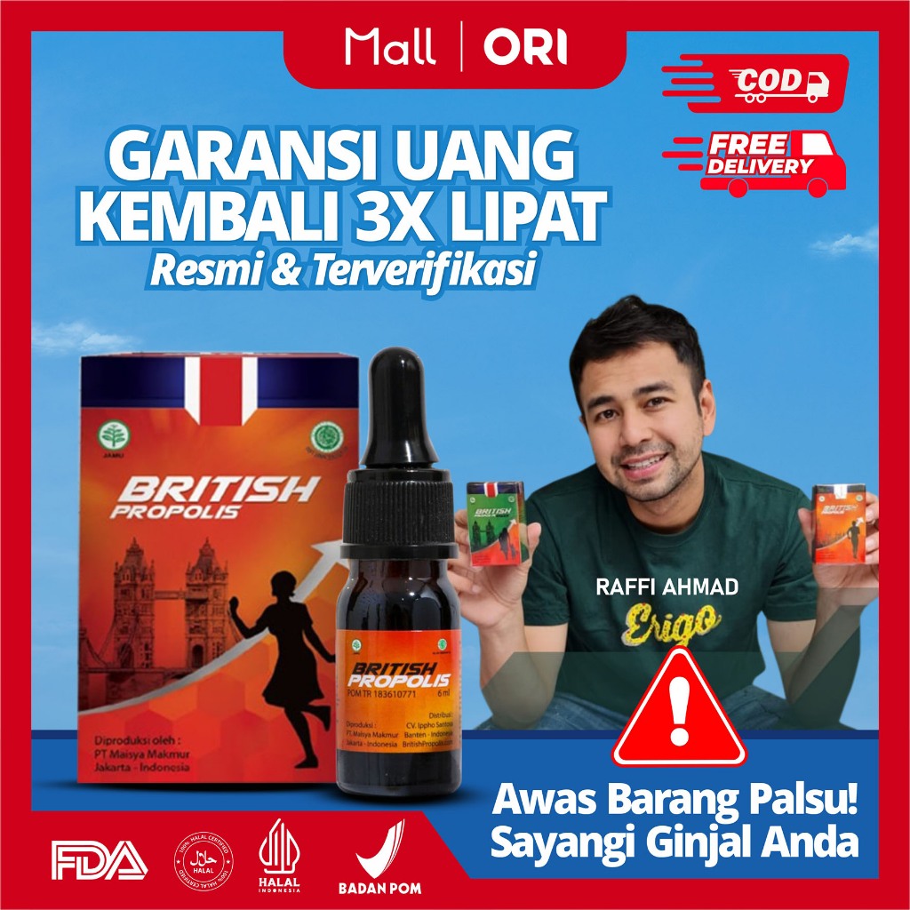 Toko Online BRITISH PROPOLIS Authorized Store ID | Shopee Indonesia