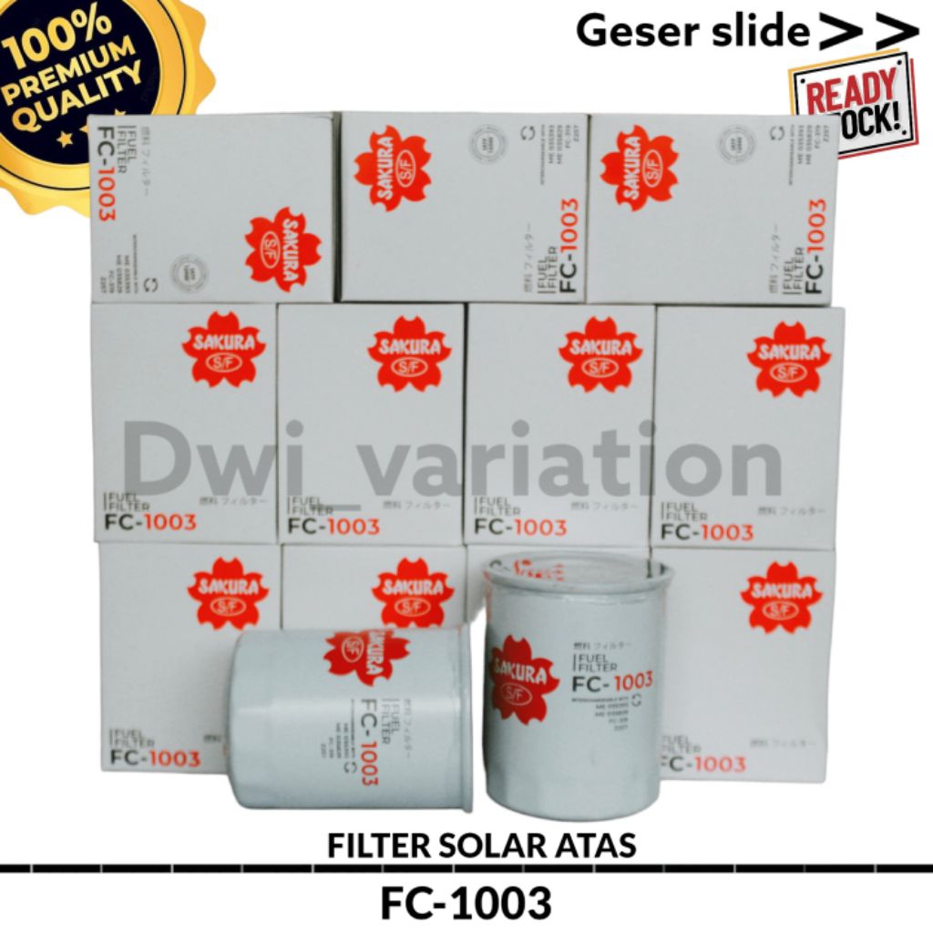 Jual filter solar atas canter ps100 ps120 fe73 fe74 fe111 fuel filter ...