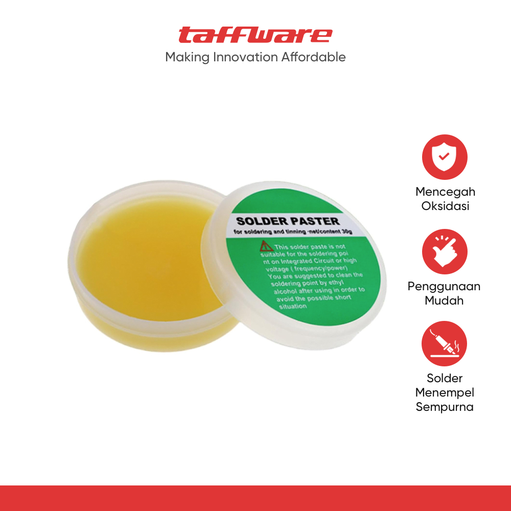 Jual Taffware Pasta Solder Welding Rosin Lead Free Protection 30g - YF ...