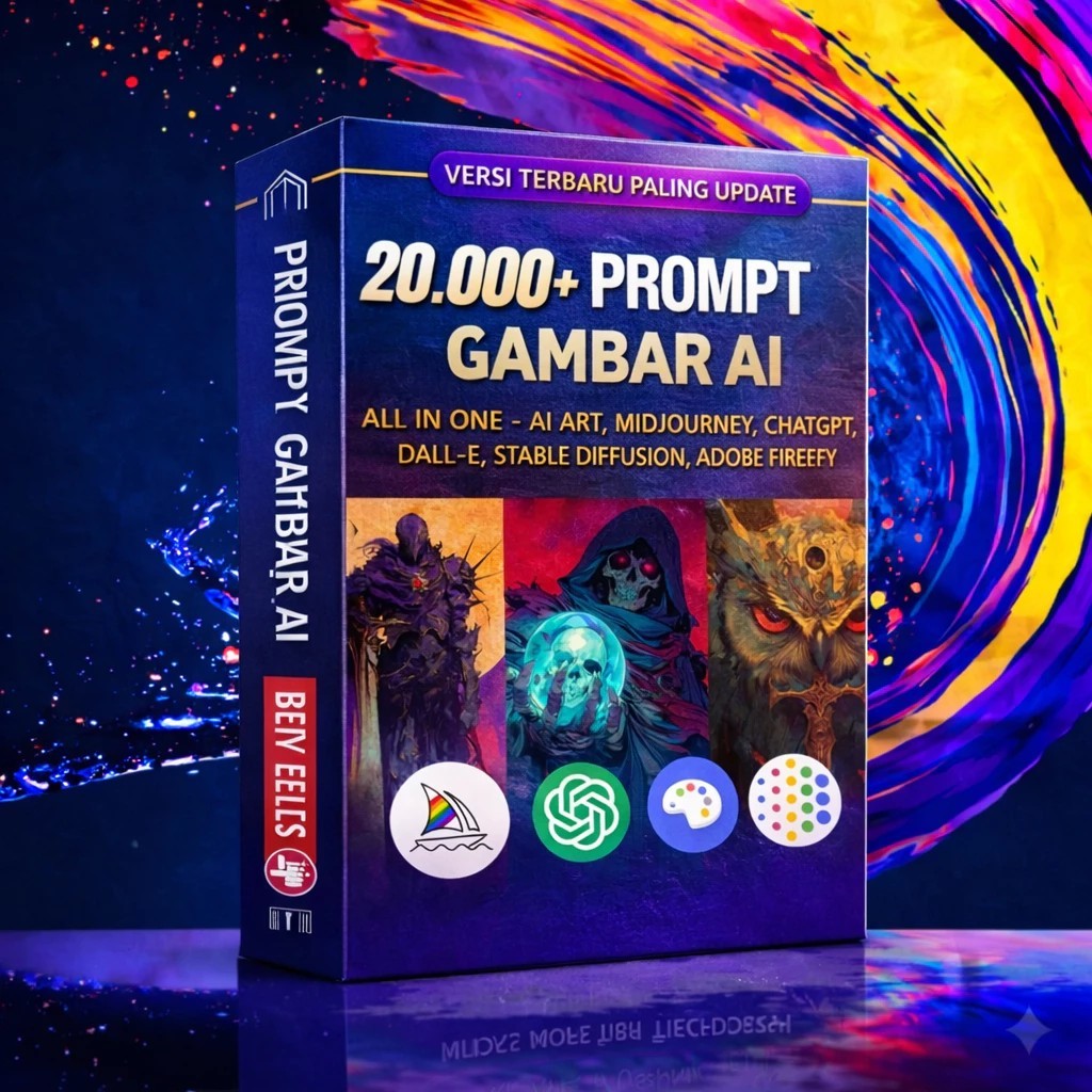 Jual 20.000+ Prompt Gambar AI All in One - AI Art, Midjourney, ChatGPT, Dall-E, Stable Diffusion ...