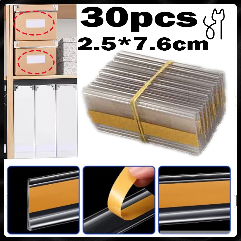 Jual 30pcs Price Rail Double Tape Label Harga Rak Label Harga ...