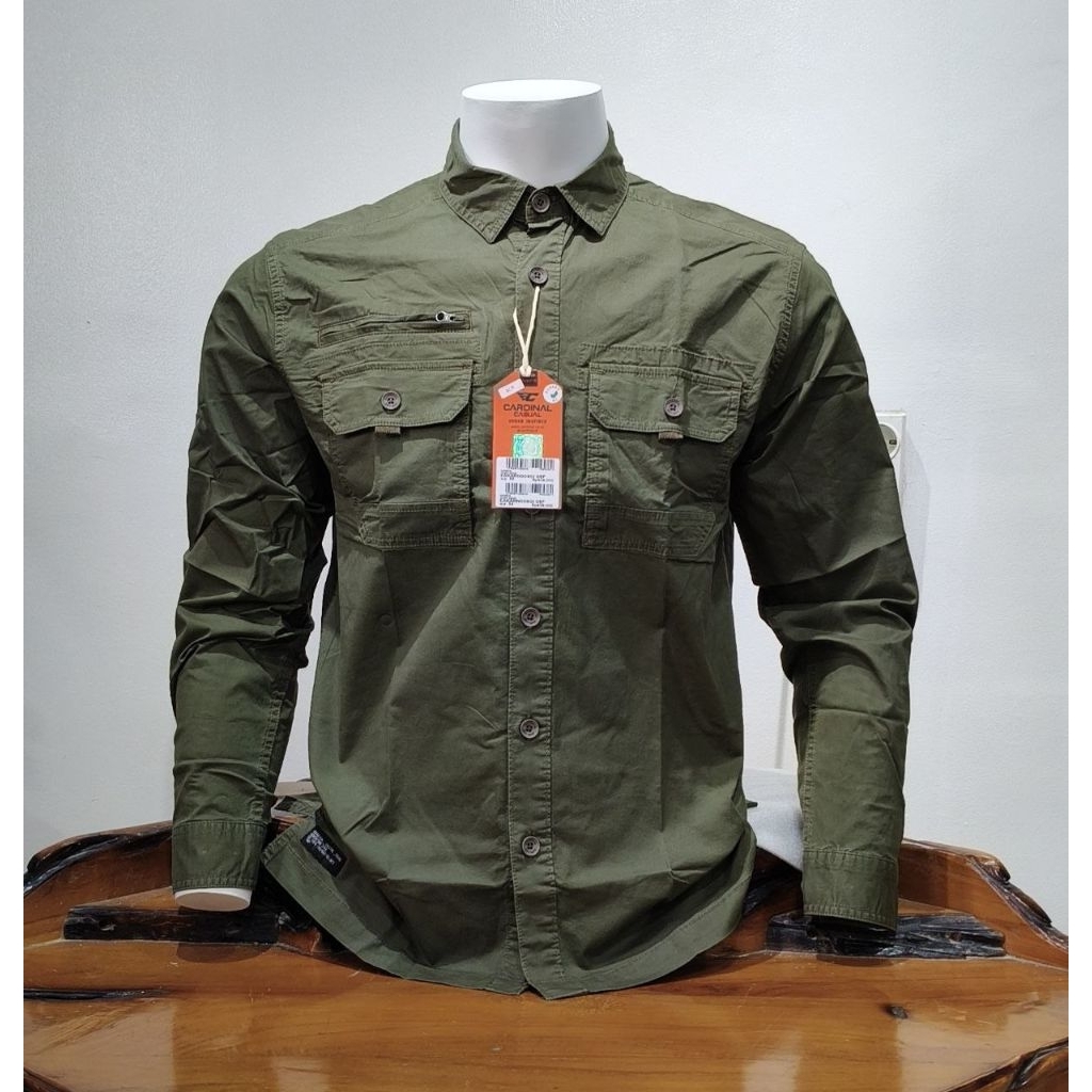 Jual KEMEJA TACTICAL ADVENTURE OUTDOOR PRIA CARDINAL CASUAL POLOS HITAM ...