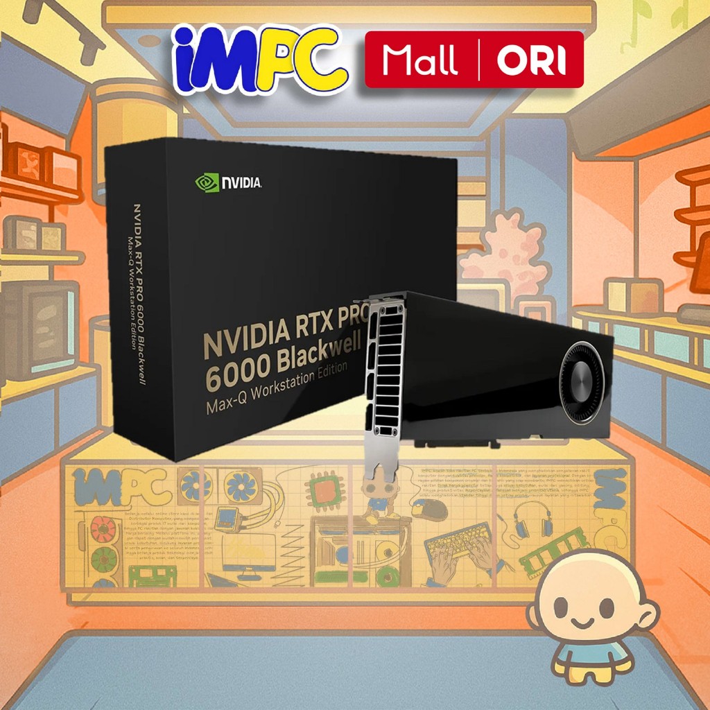 Jual LEADTEK NVIDIA RTX PRO 6000 Blackwell Max-Q Workstation Edition ...