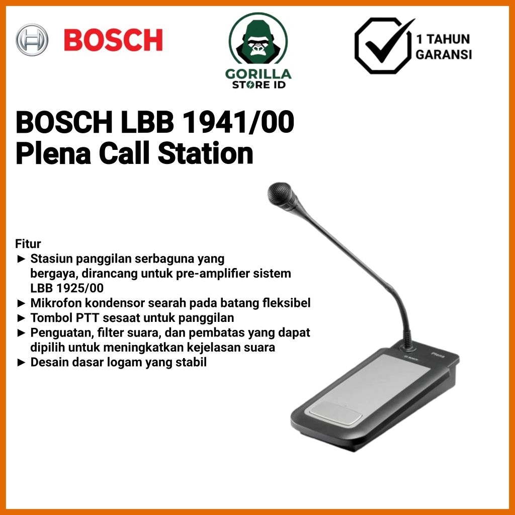 Jual BOSCH LBB 1941/00 Plena Call Station | Shopee Indonesia