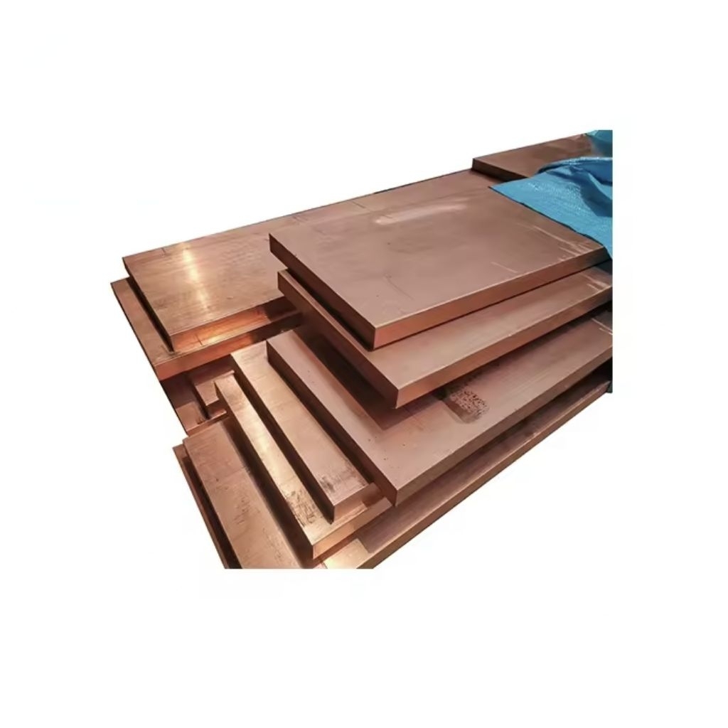 Jual plat strip busbar tembaga asli copper plate tebal 4mm x 15mm x ...