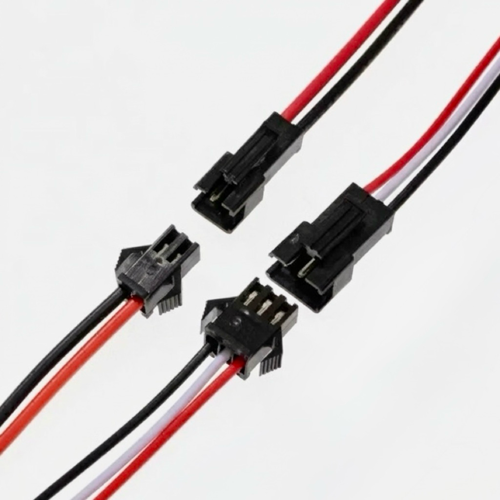 Jual 1 Set Kabel Konektor SM JST 2 Pin 3 Pin 15cm Baterai Soket DC LED ...