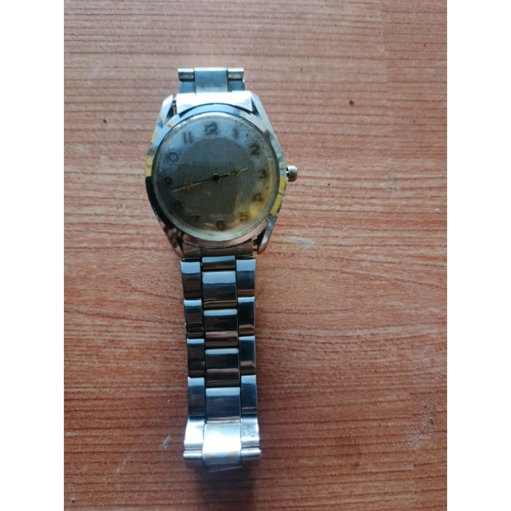 Jual jam tangan jadul manual winding merk ocean swiss made second ...
