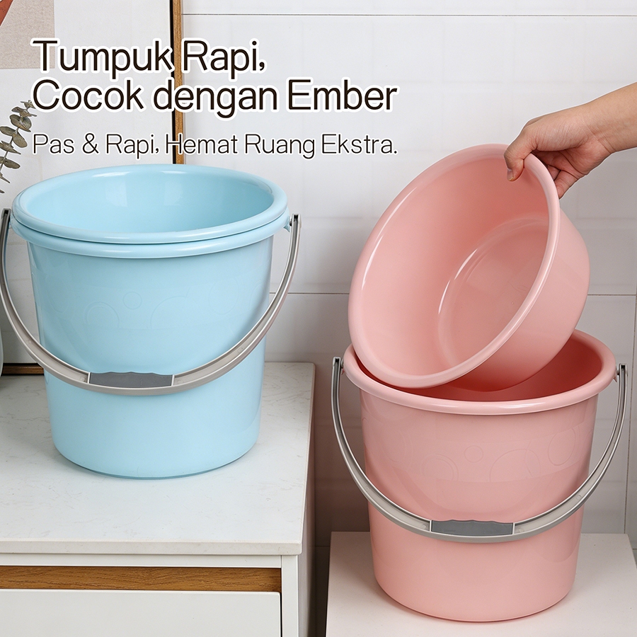 Jual Ember Plastik / Ember Air Ember Plastik Tebal Ukuran 16 & 23 Liter ...