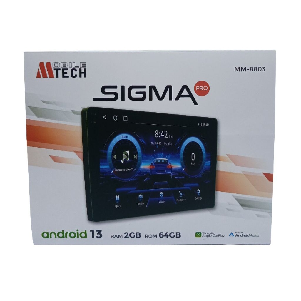 Jual Head Unit Mtech Sigma Pro Android 13 RAM 2GB ROM 64GB | Shopee ...