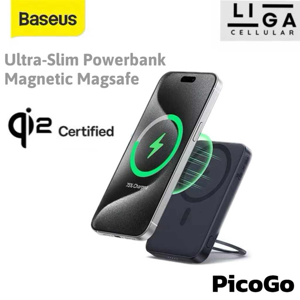 Jual Baseus Powerbank Magsafe 5000mAh Qi2 Wireless Magnetic 20W Fast ...