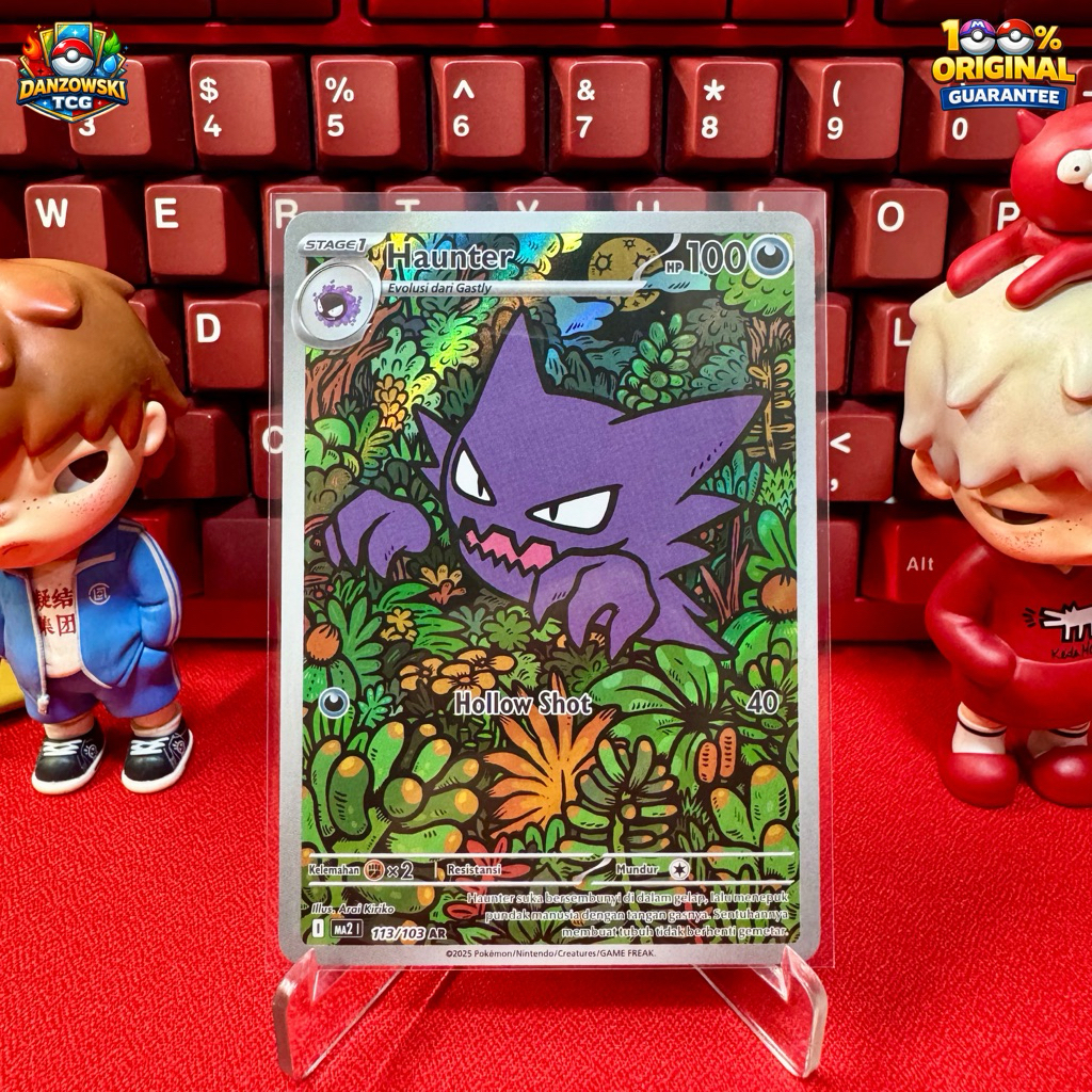 Jual Haunter AR 113/103 MA2 Pokemon Kobaran Biru Kartu Pokemon TCG ...