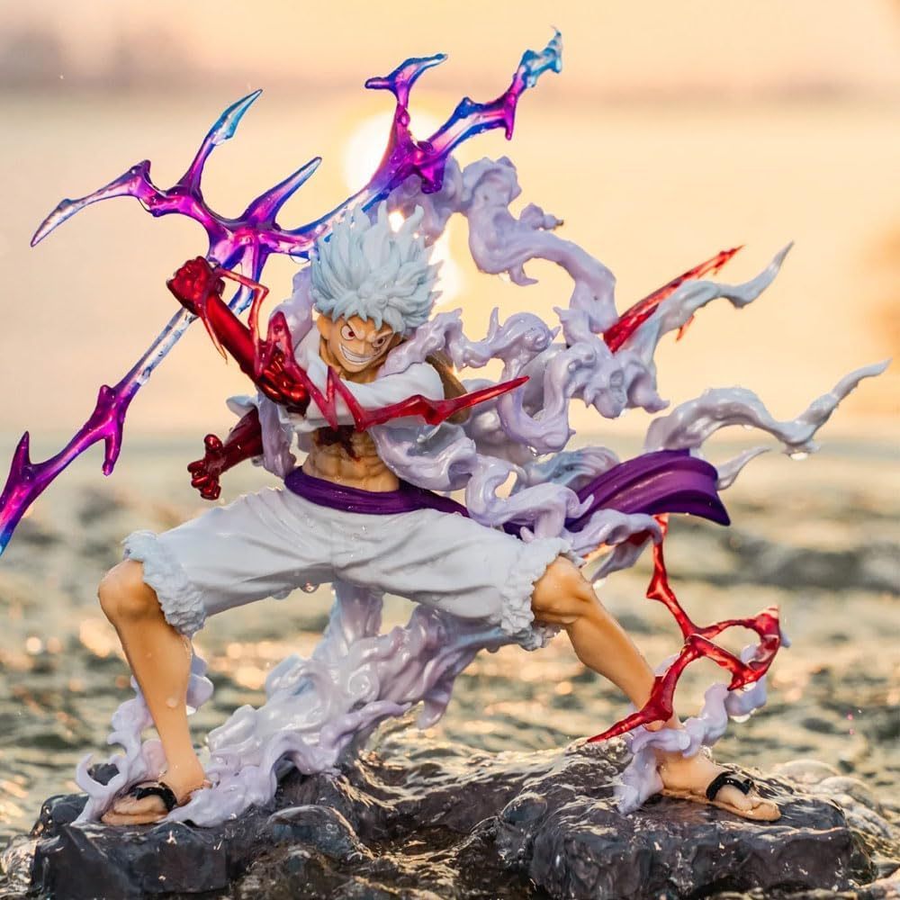 Cool Luffy Gear 5 Action Figure Photos